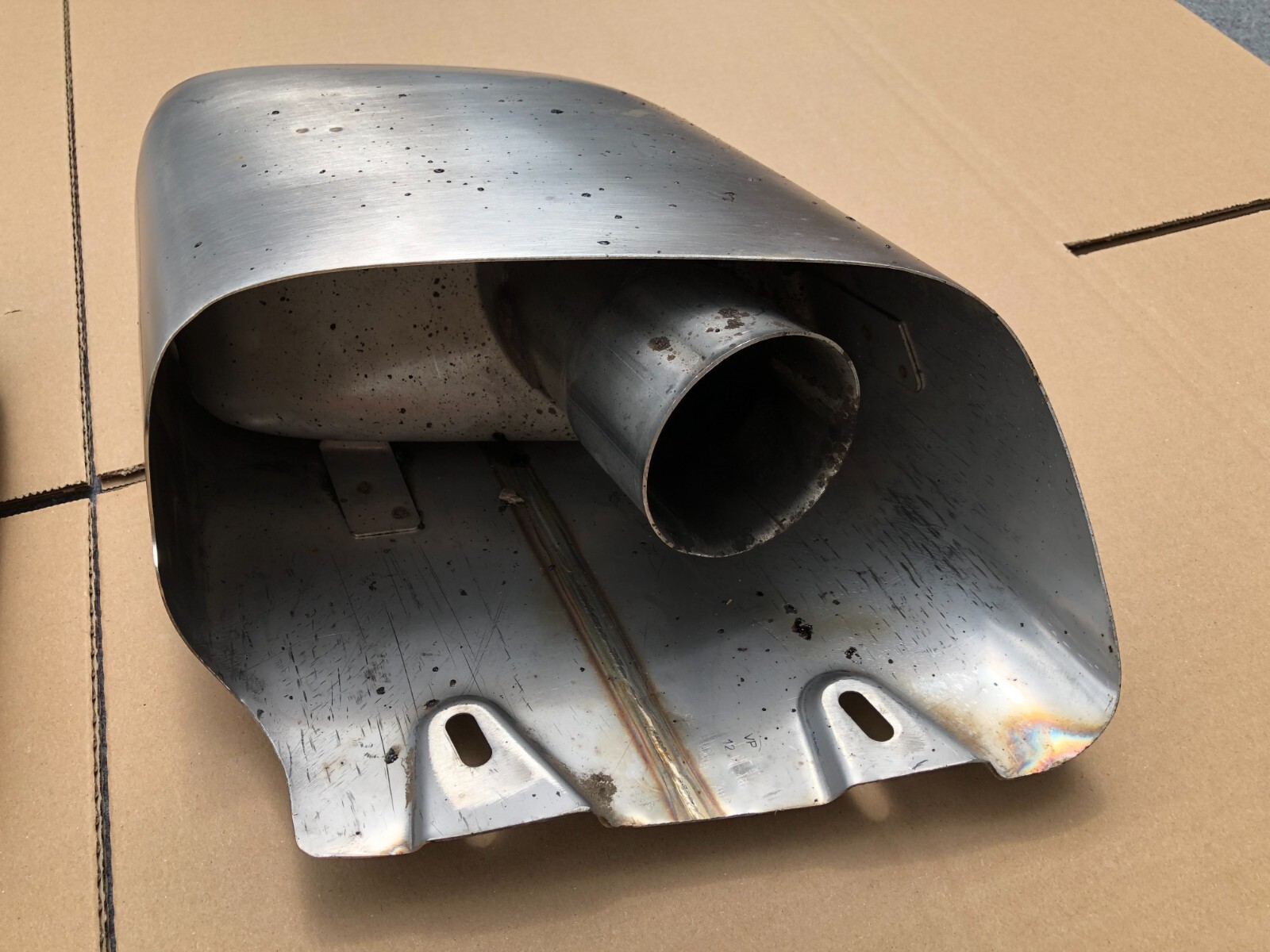 Porsche Macan 95B Endrohr Auspuffblende Auspuff 95B253681 95B253682 L+R ...