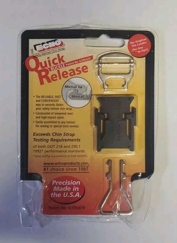 Echo Safety Helmet Chin Strap Quick Release Buckle Black | eBay