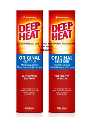 2 x Deep Heat Original Relief - Fast Pain Relief for Arthritis ...