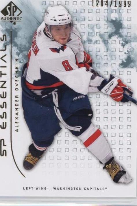 2009-10 SP Authentic - SP Essentials Alex Ovechkin #101 /1999 for sale ...