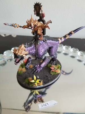 Warhammer Fantasy AOS Seraphon Saurus Oldblood On Carnosaur Painted ...
