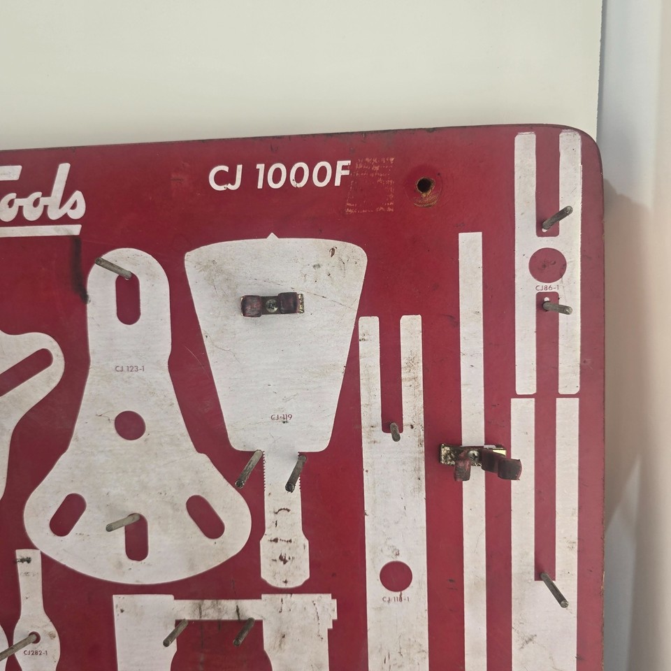 Snap On Tools Puller Set Display Board Peg Board for Cabinet CJ 1000F ...