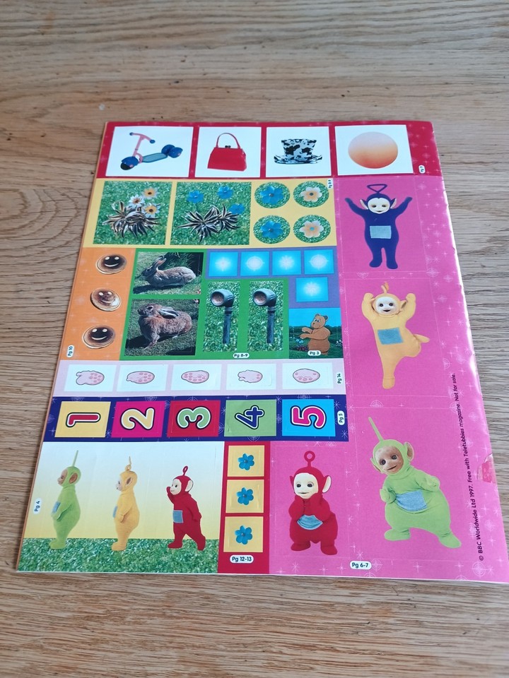 BBC Teletubbies Magazine Issue 1 October 1997 Brand New Pristine | eBay UK