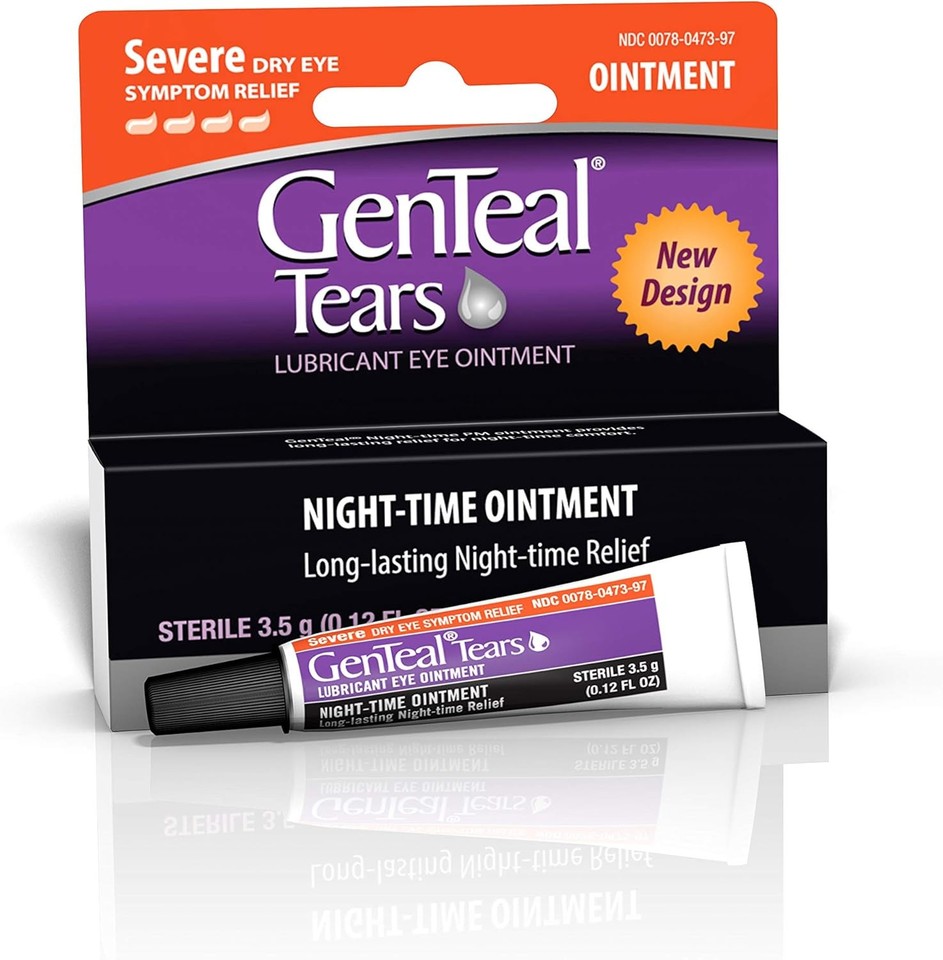 Genteal Tears Night-Time Ointment 3.5g Clear 0.12 Fl Oz 6154647260250| eBay