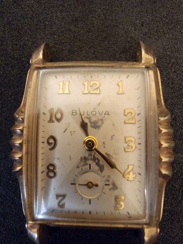 Vintage Bulova L3 Gold Filled Rectangle Cased Watch Movt. 10BM 21 ...