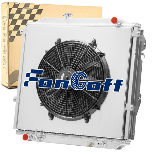 4-ROW Aluminum Radiator&Shroud Fan For 1996-2002 Toyota 4Runner 2.7L L4 ...