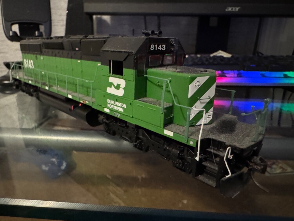 ho scale Burlington northern sd40-2 locomotive | eBay