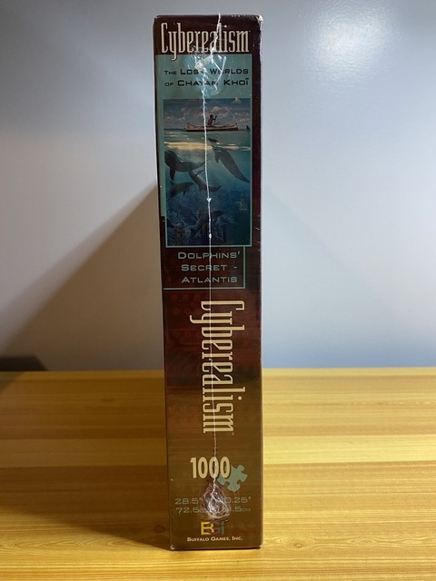 Buffalo Games CYBEREALISM Chayan Khoi Dolphins Secrets 1000 PC Jigsaw ...