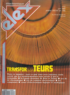 REVUE INFORMATIQUE ELECTRONIQUE ELX N°12. JUIN 1989. | eBay