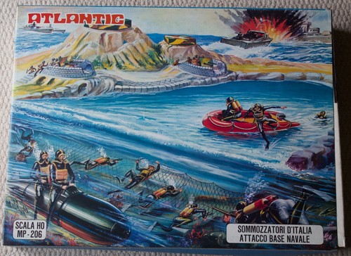 Atlantic Toy Soldiers Boxed scale ho 1/72 mp 206 old shop stock / esci ...