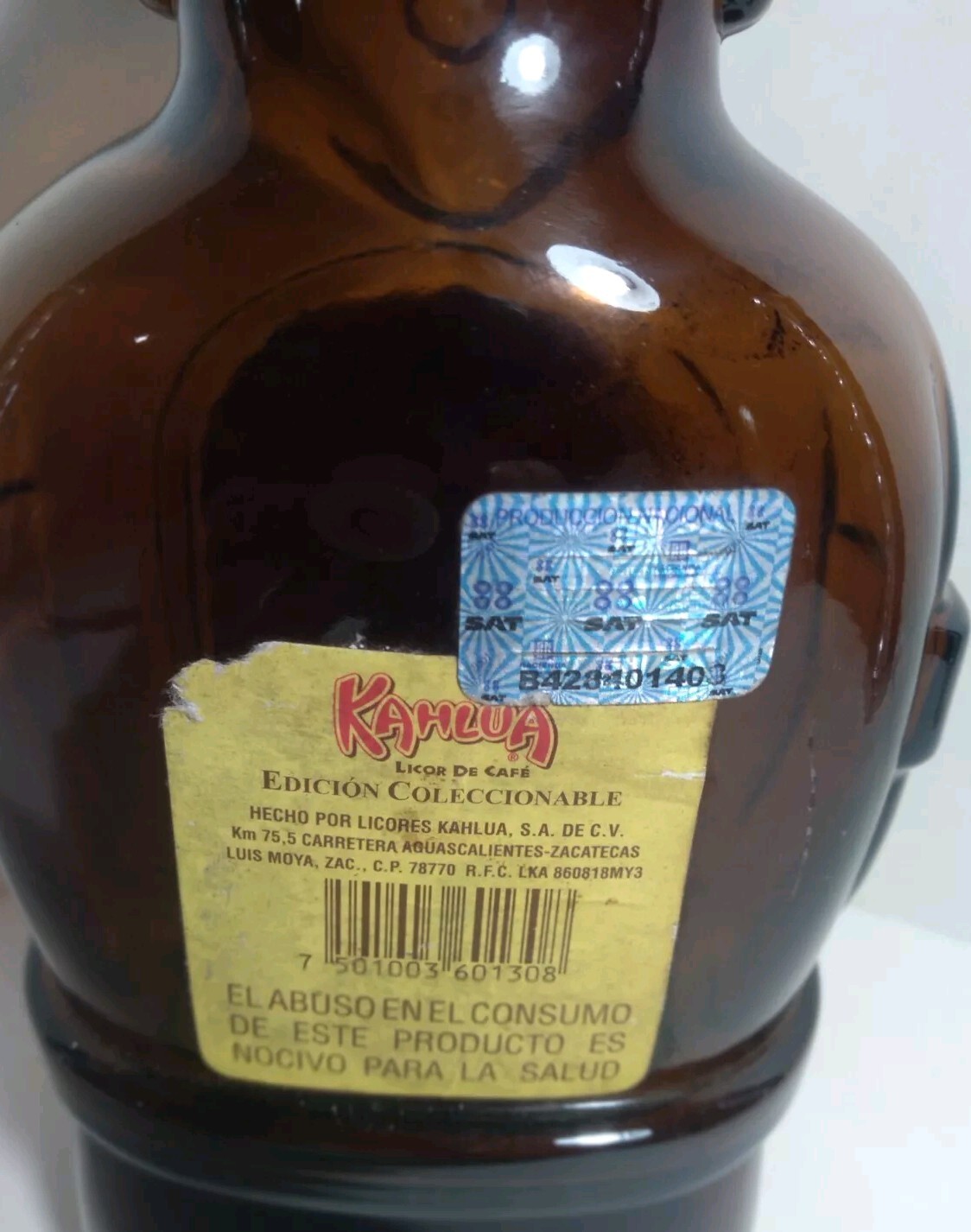 Vintage Kahlua Heritage Edition Tiki Aztec Brown Mexico Liquor Bottle ...