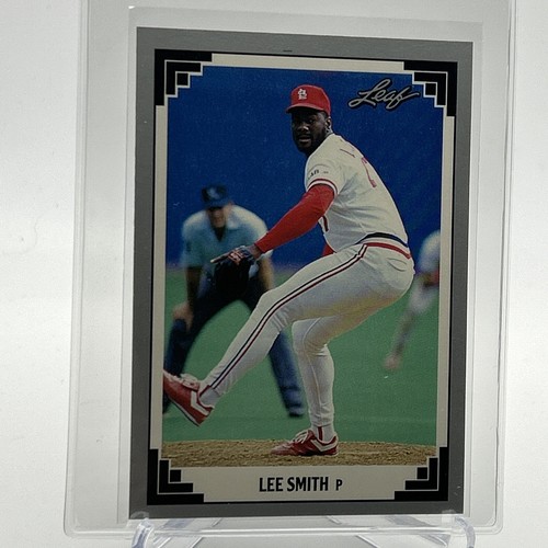 1991 Leaf Lee Smith Baseball Card #44 Mint FREE SHIPPING | eBay