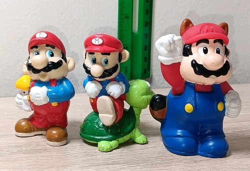*FREE SHIP* RACCOON MARIO + TURTLE STOMP + SUPER MARIO 1989 Applause ...