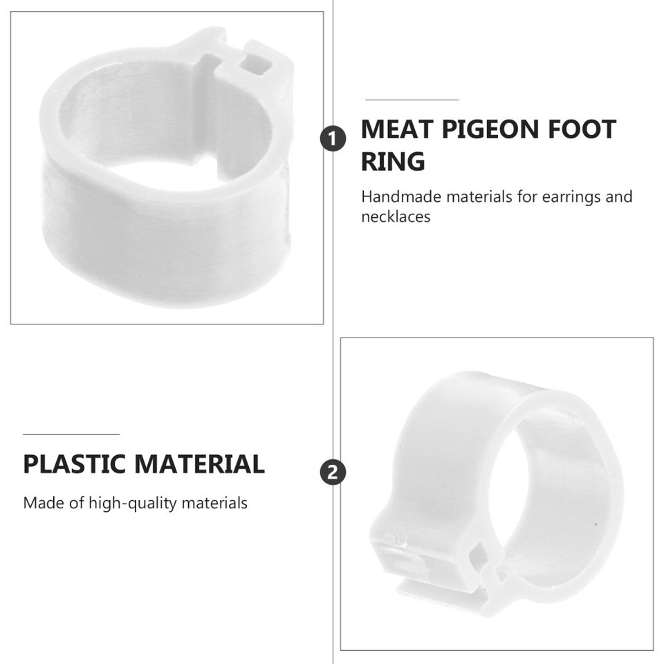 100 Pcs Chicken Identification Leg Bands Chicken Ankle Bands | eBay