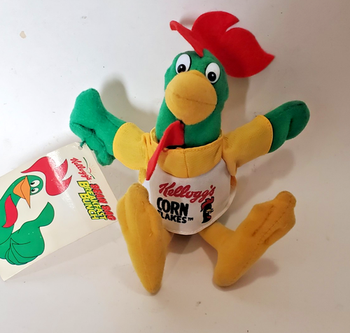 Vintage 1997 Kellogg's Bean Bag Breakfast Bunch - Corny Cornelius - 9 ...