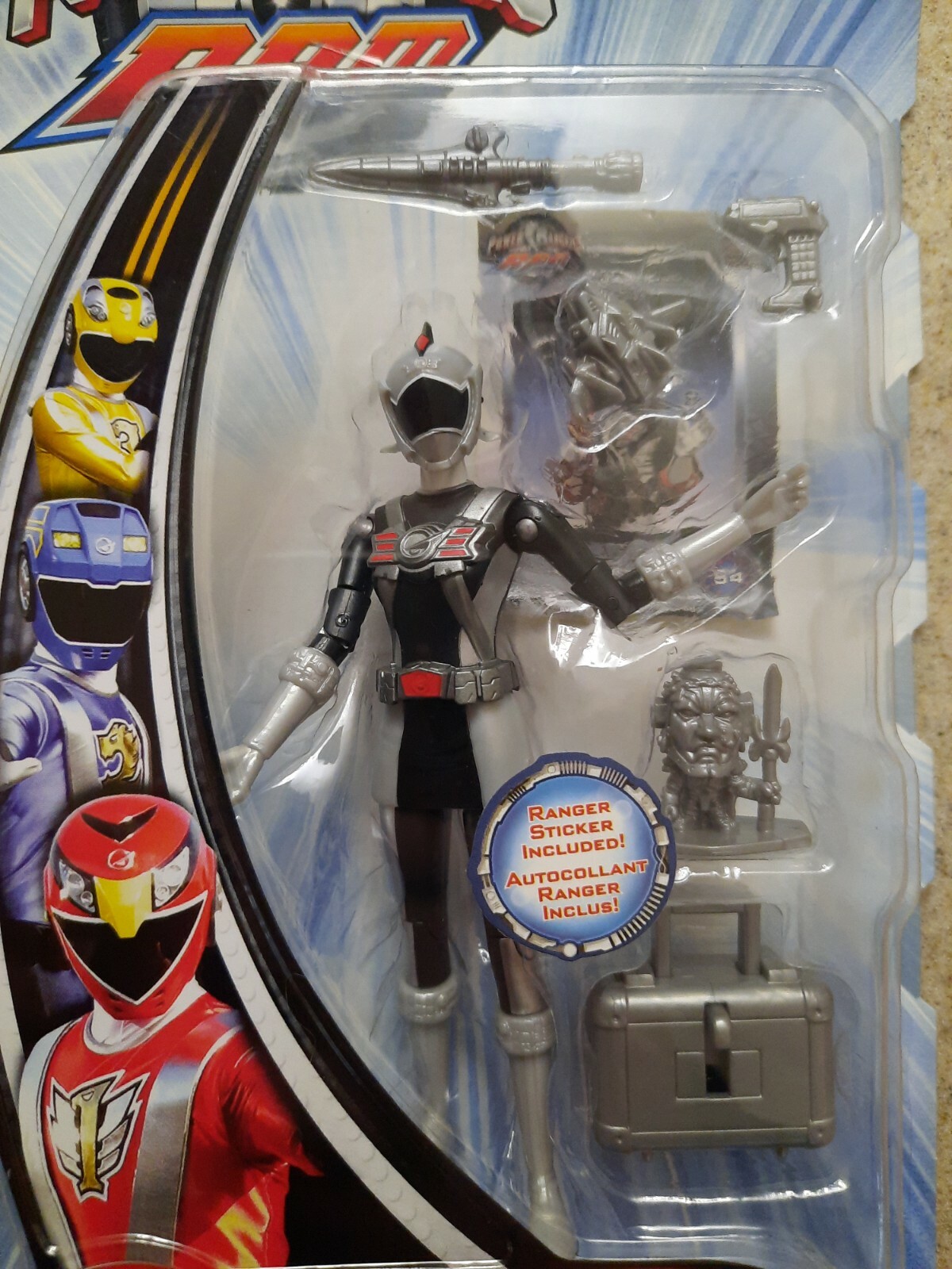 Power Rangers RPM Full Throttle 2009 "Ranger Silver” - New - RARE!!! | eBay