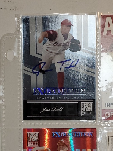 ARKANSAS RAZORBACKS PITCHER JESS TODD SIGNED AUTO | eBay