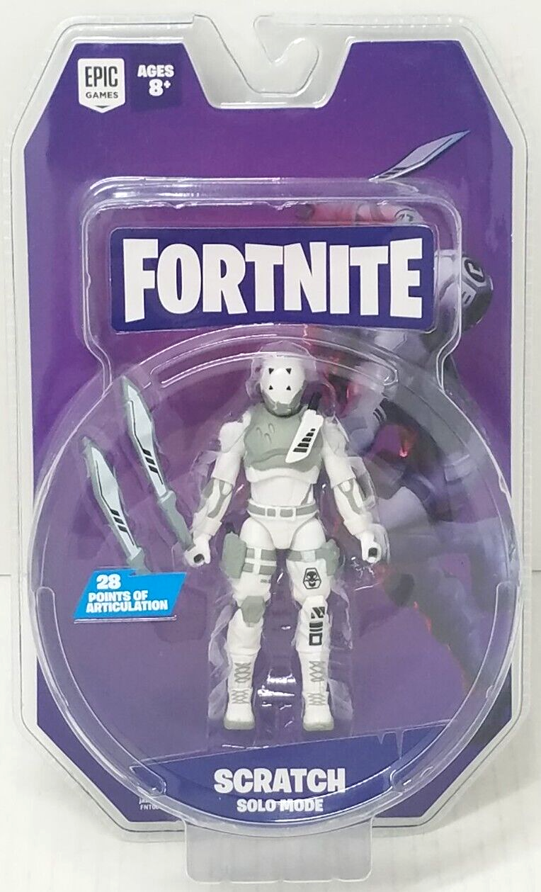 FORTNITE SCRATCH Solo Mode Action Figure 4” Jazwares Core Pack FNT0603 ...