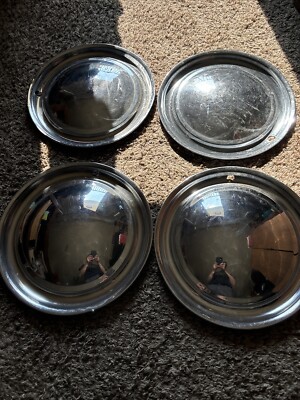 Vintage Lyon 15 Inch Hubcaps Hub Caps Rat Rod Studebaker Rare Lyon Set ...