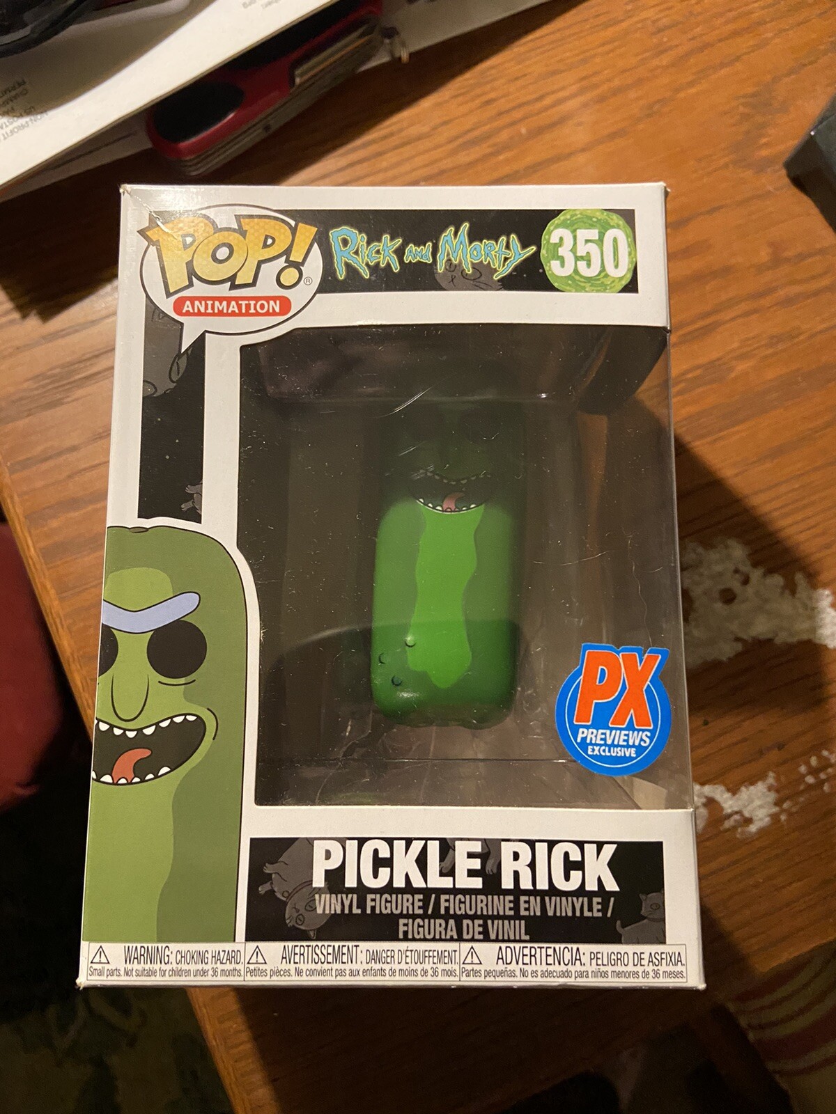 Funko Pop! Animation: Rick And Morty Pickle Rick #350 | eBay