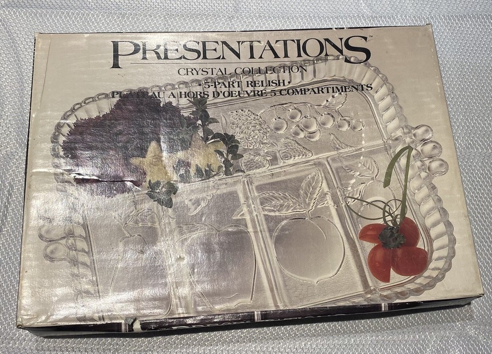 5-Part Relish Plate - Presentations - Crystal Collection - Indiana ...