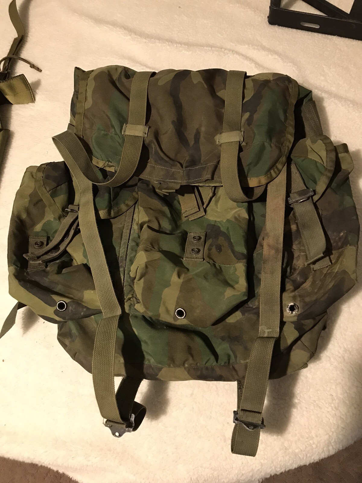 Vintage Vietnam War Era US Army Military Backpack Field Gear Back Pack ...