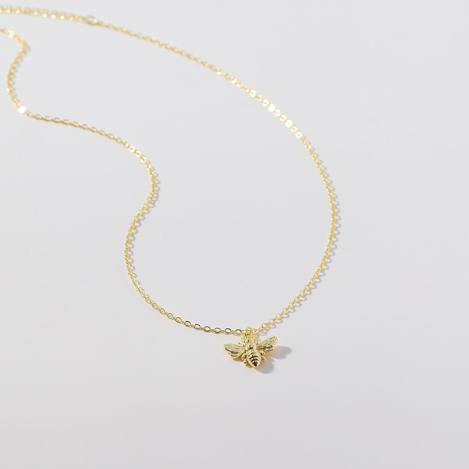 Gold Bee Necklace Dainty Bee Necklace Bumble Bee Necklace Honey Bee ...