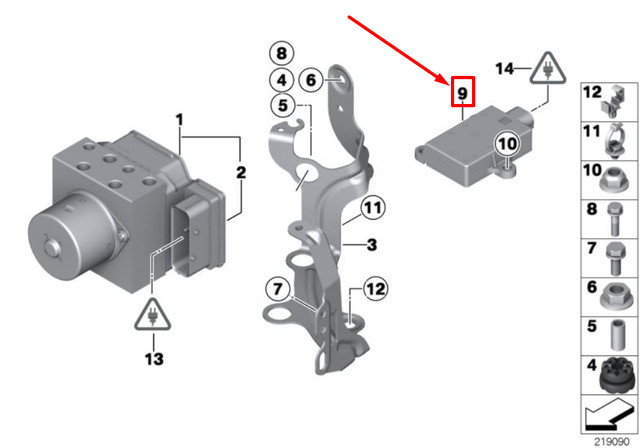 Genuine 34526797326 Mini Speed Sensor for sale online | eBay