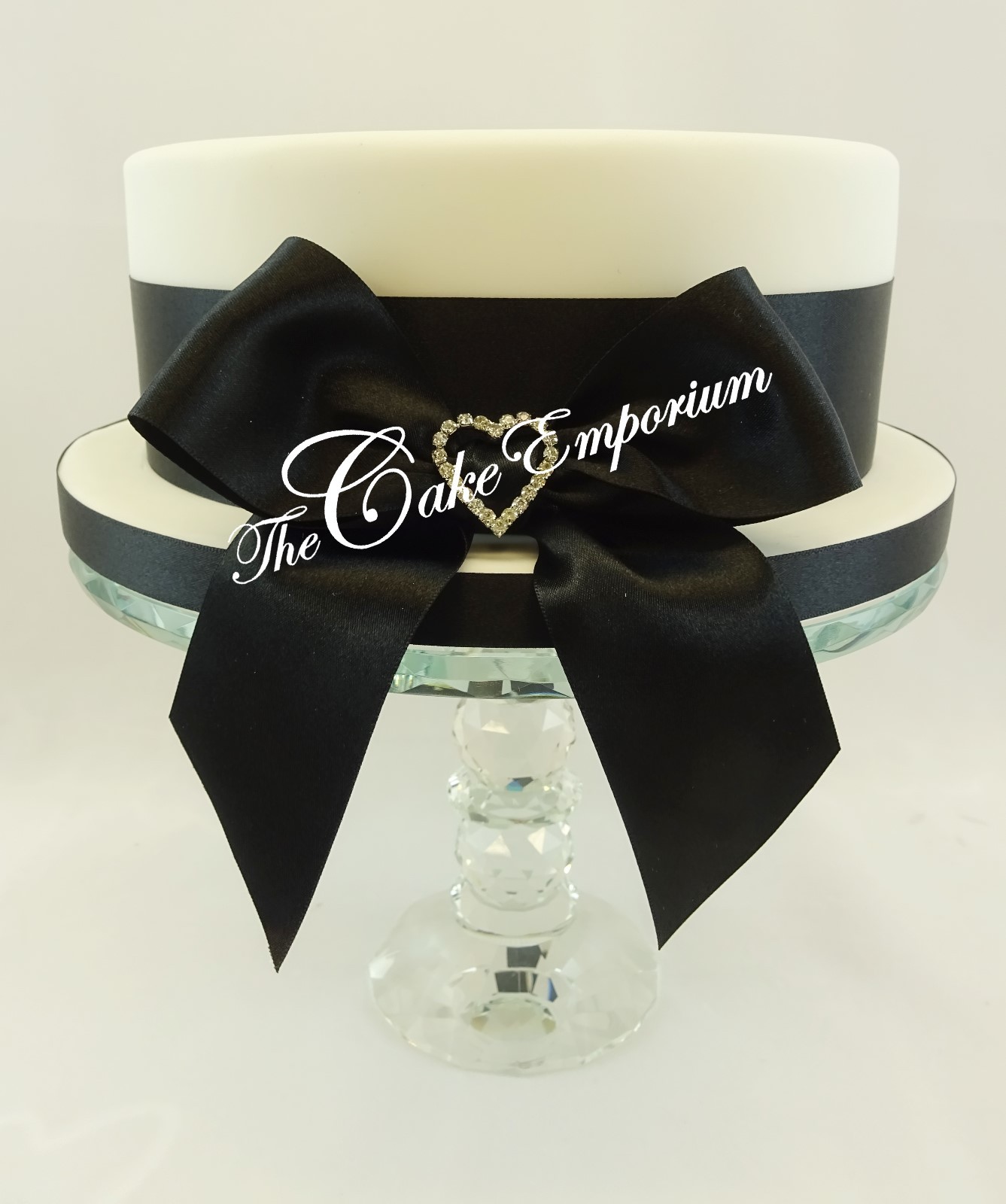 1 MTR 50mm RIBBON WITH DIAMANTE HEART BUCKLE BOW RIBBON CAKE RIBBON ...