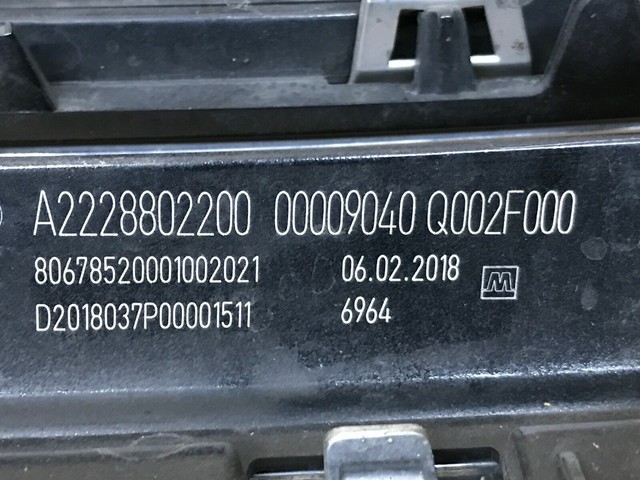 2014 2015 2016 2017 MERCEDES S550 AMG W222 Front Bumper Grille Grill ...