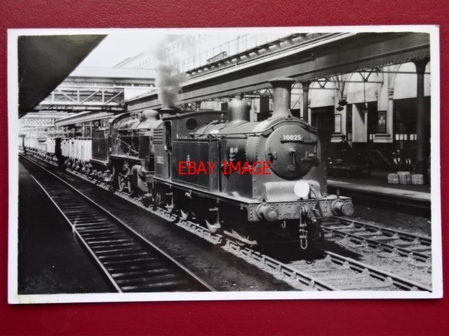 PHOTO SR CLASS M7 LOCO NO 30025 & CLASS N 31849 AT EXETER ST DAVIDS ...