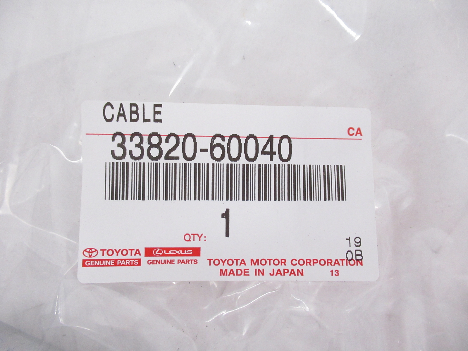 2003-2009 Toyota 4Runner Transmission Control Cable Assy | 33820-60040 ...