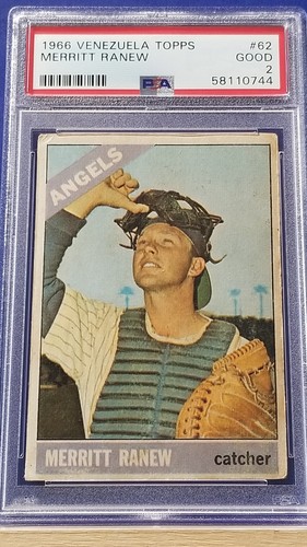 Merritt Ranew - 1966 Venezuela Topps #62 PSA 2 | eBay