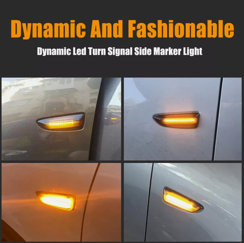 2x Dynamic LED Side Indicator Fit Opel Vauxhall Crossland X Astra K MK ...