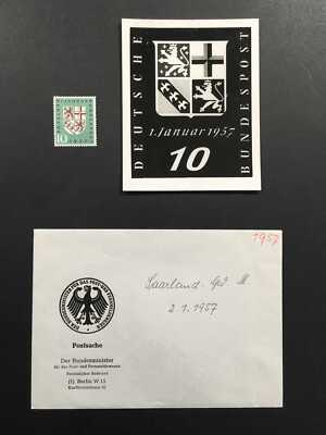 BRD FOTO-ESSAY 1957 249 EINGLIEDERUNG SAARLAND PHOTO-ESSAY !! RARE ...