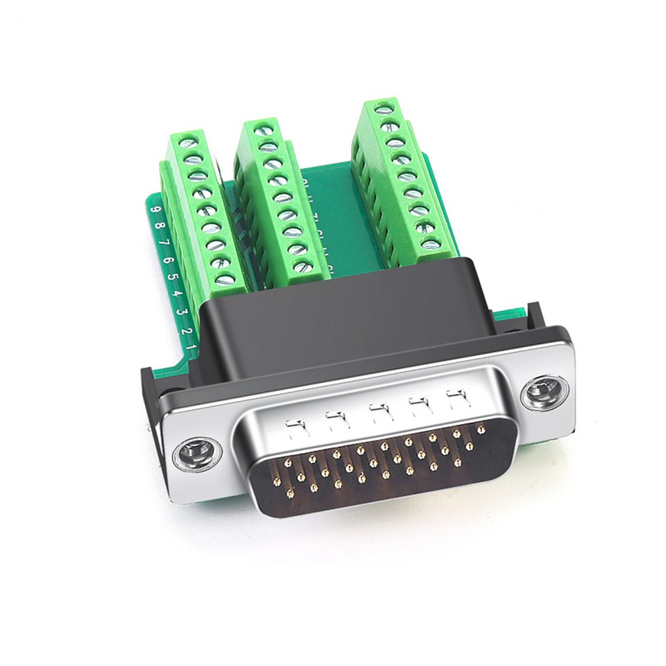 DB26 Male/Female Adapter To PCB Terminal Signal Module Board Connector ...