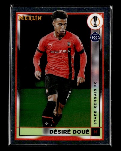 2022-23 Topps Merlin Chrome Desire Doue RC Stade Rennais FC | eBay