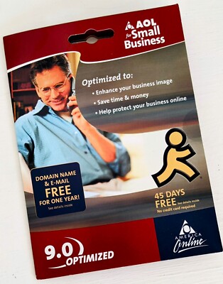 AOL for SMALL BUSINESS America Online Collectible / Install CD, Vintage ...