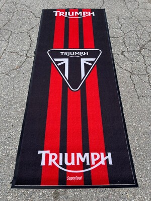SuperCool Triumph Moto Mats - Rubber Type PVC | eBay