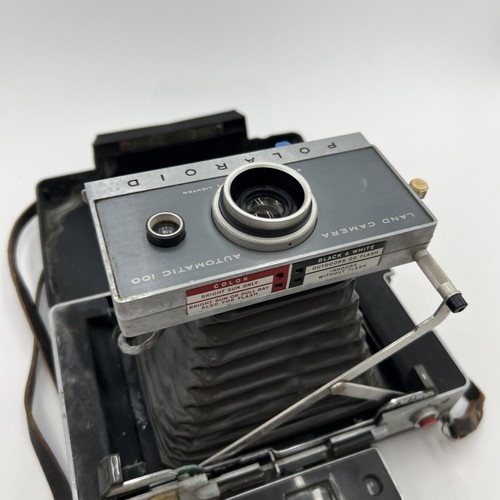 Vintage Polaroid Automatic 100 Land Camera, Folding Bellows Untested | eBay