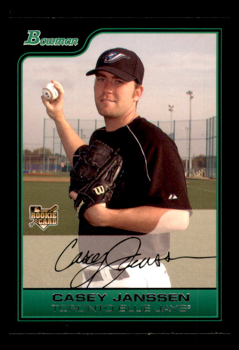 2006 Baseball Bowman Casey Janssen Toronto Blue Jays #BDP26 Green RC | eBay