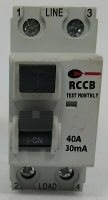 CGD 40 Amp 40a 30mA RCD Double Pole 2P DP RCCB 40/30/2 | eBay UK