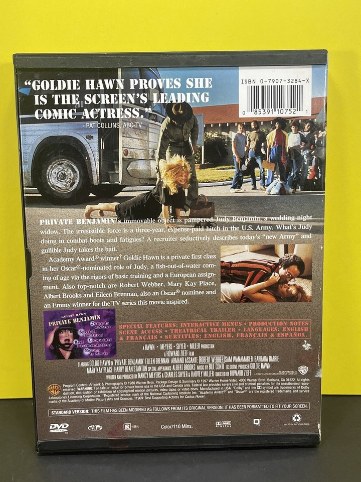 Private Benjamin (DVD, 1980) 85391107521 | eBay