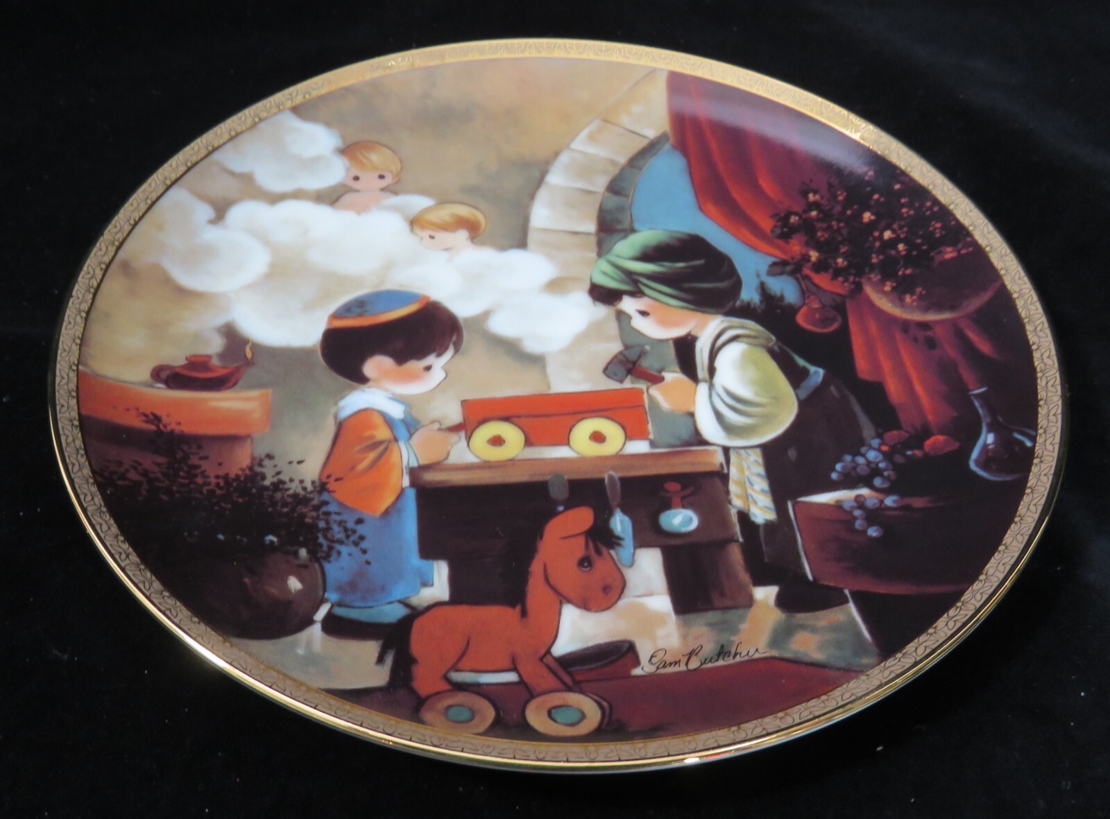 Hamilton Collectors Plate - Precious Moments - The Carpenter Shop ...