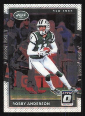 2017 Optic ROBBY ANDERSON Football base card #13 NEW YORK JETS | eBay