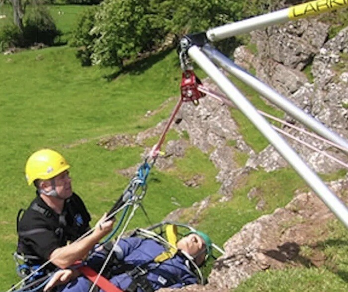 Larkin Frame USAR Technical Rope Rescue Australian Aluminum Alloy w/bag ...