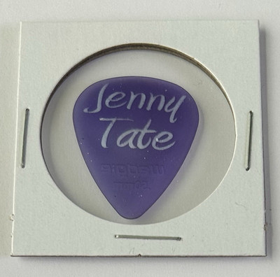 Jenny Tate Tour Guitar Pick - Translucent Purple/White | eBay