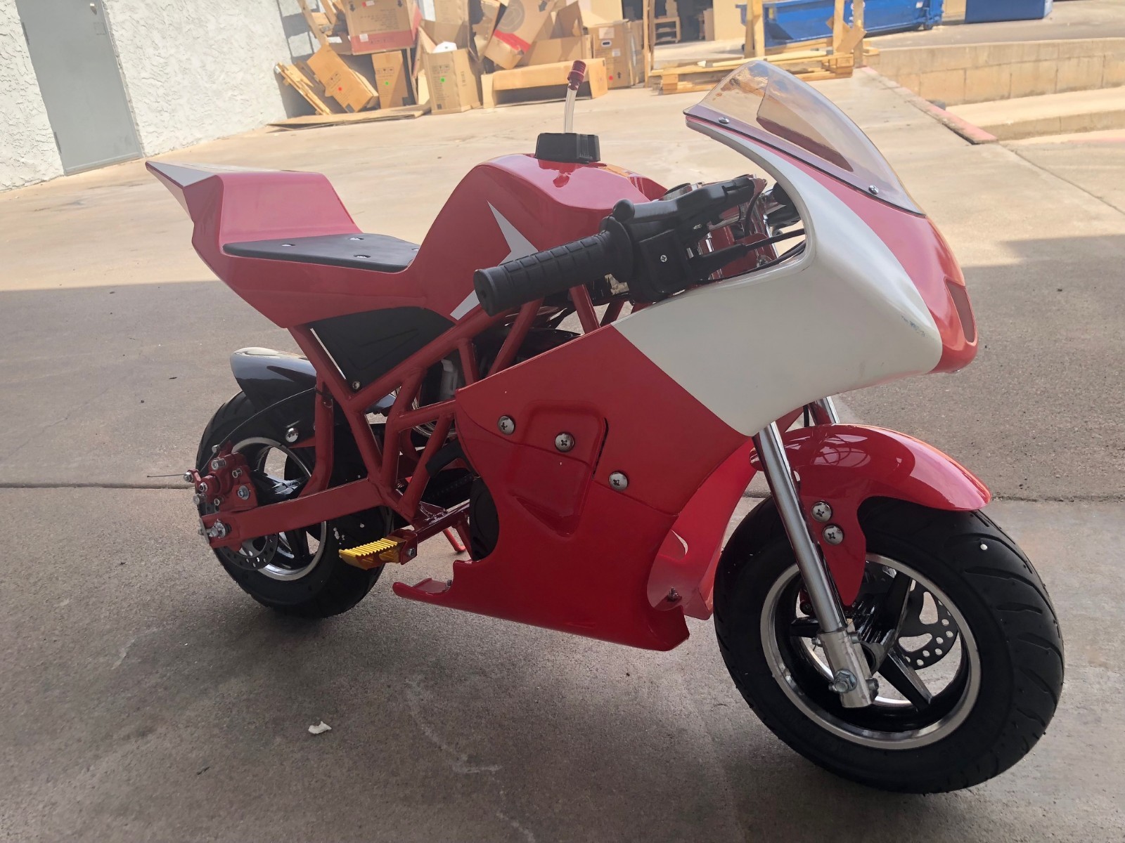 Brand New High Performance 4 Stroke 40cc Mini Pocket Bike MT4 RED | eBay