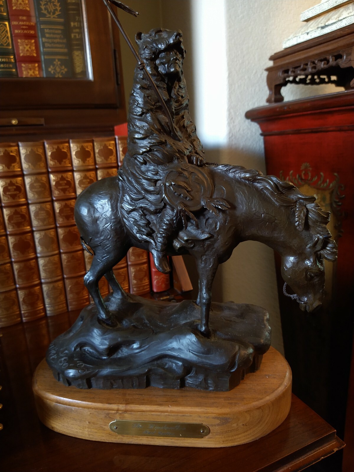 WESTERN BRONZE SCULPTURE BY KARL QUILTER THE WINDWALKER NO. 9 OF 100 ...