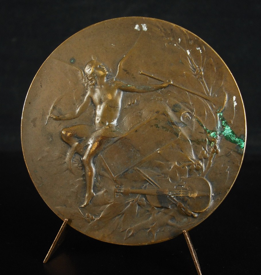 Medal c1920 68 MM Hero Greek Orpheus Mythology Argonaut Coudray Art New ...
